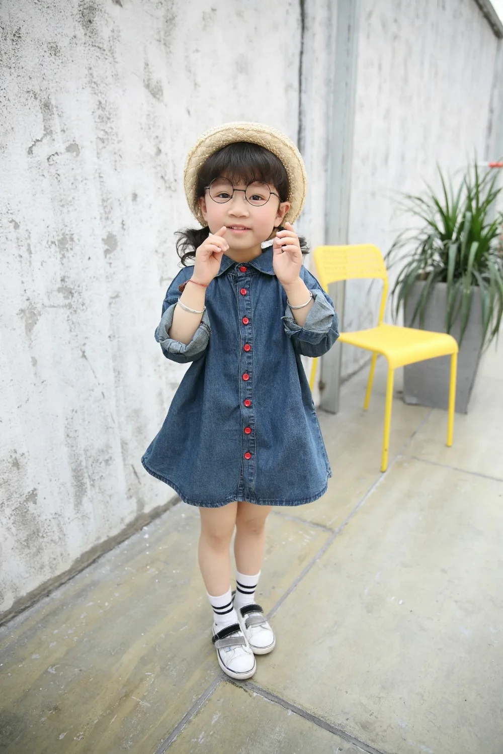 Girls Fashion burst long jeans denim shirt|girls denim shirt|shirt ...