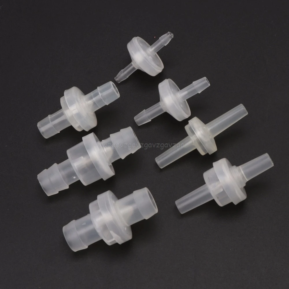 Plastic One-Way Non-Return Water Inline Fluids Check Valves for Fuel ...