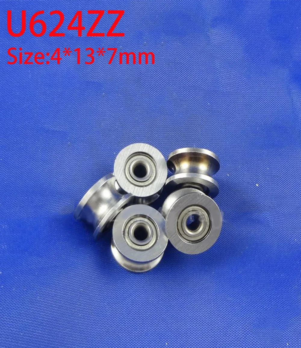 200pcs-lot-U624ZZ-Walking-guide-rails-bearings-window-rails-bearings ...
