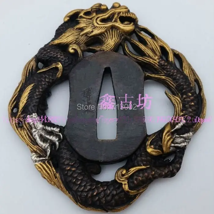 Forged Japanese Katana Accessory parts Tsuba fitting For Samurai Sword ...