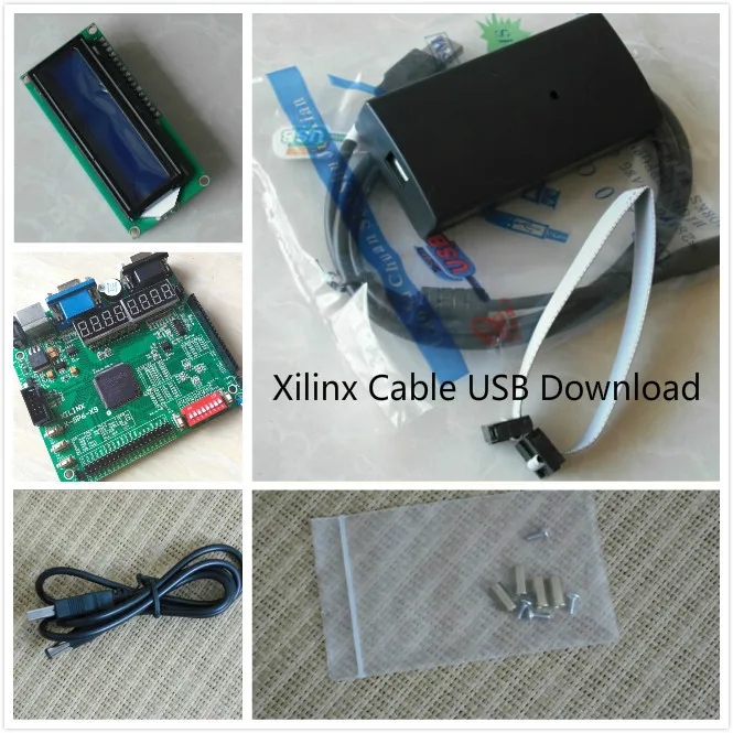 Xilinx Platform Cable USB+LCD1602+ xilinx fpga development board ... Xilinx Platform Cable USB+LCD1602+ xilinx fpga development board ...