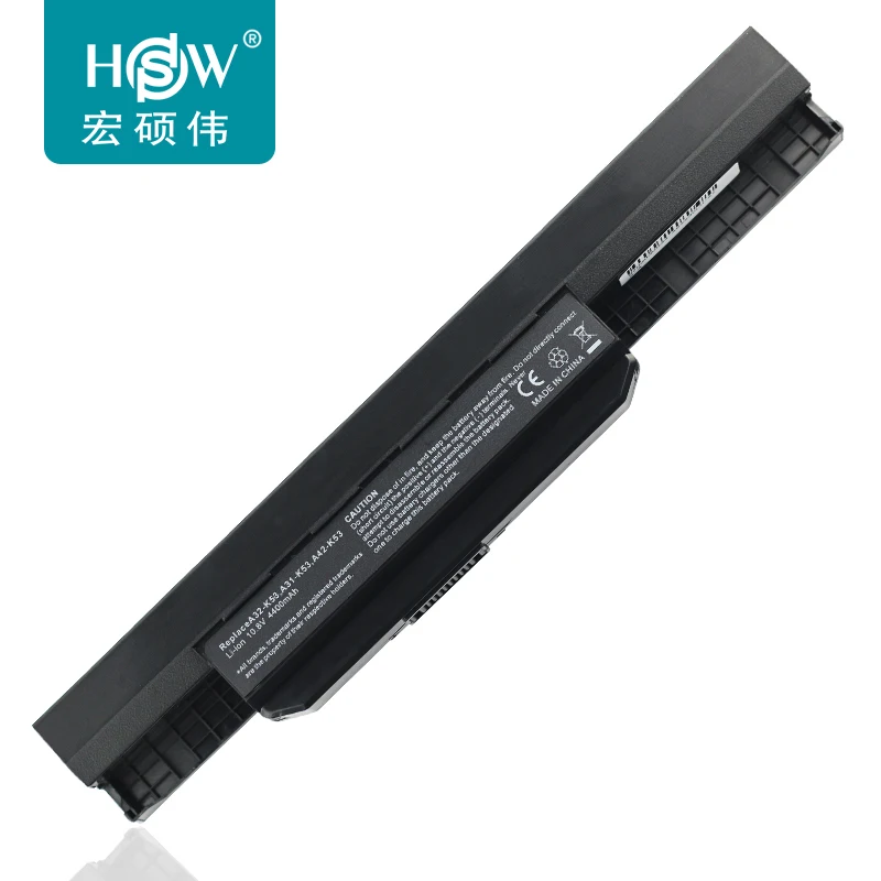 HSWแบตเตอรี่สำหรับอัสซุสK53S K43S K43T X44 A53 K53JT K53SJแบตเตอรี่แล็ป ...