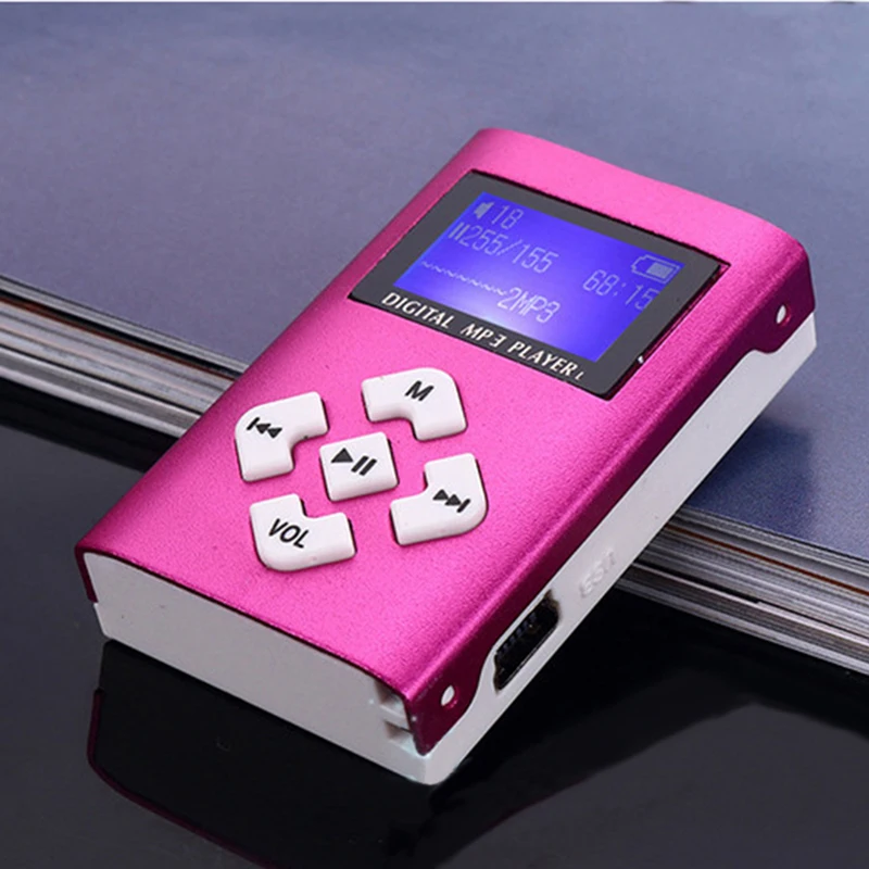 Portable MP3 Player Mini with LCD Screen Clip MP3 Music Player Sport 3 ...