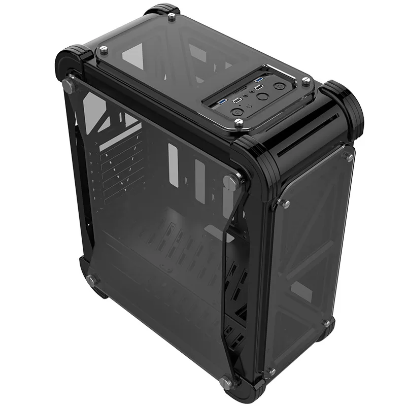 PCCOOLER Blizzard Computer Case Chassis for Desktop With Acrylic ...