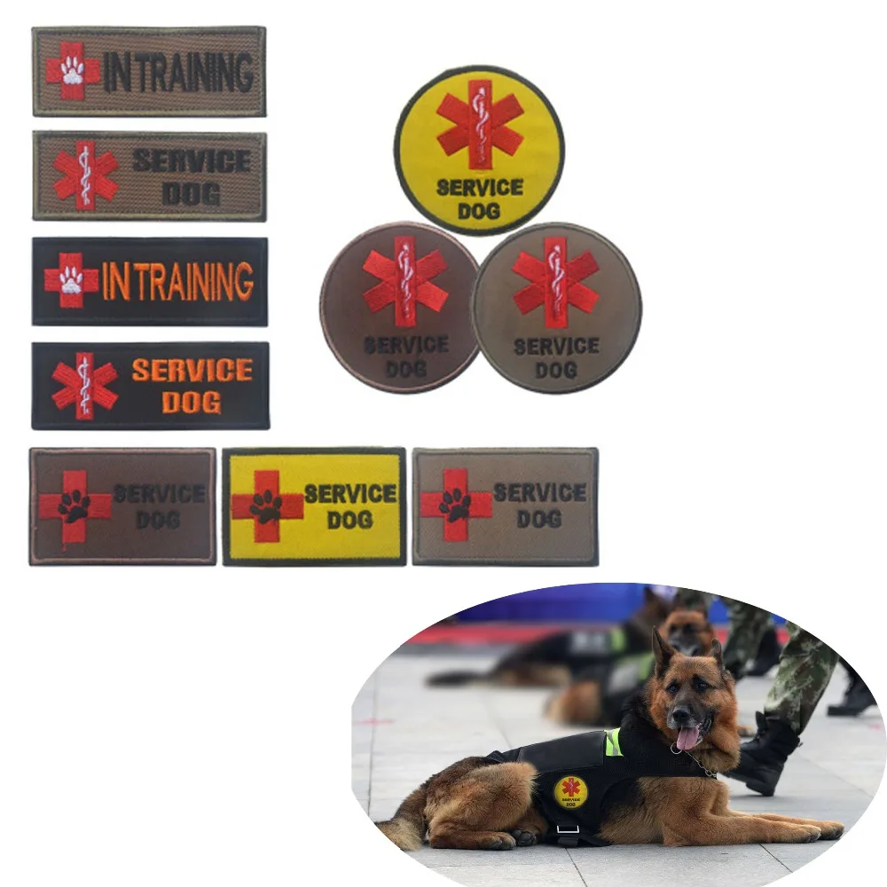 SERVICE DOG IN TRAINING DO NOT TOUCH Embroidery Badge military ...