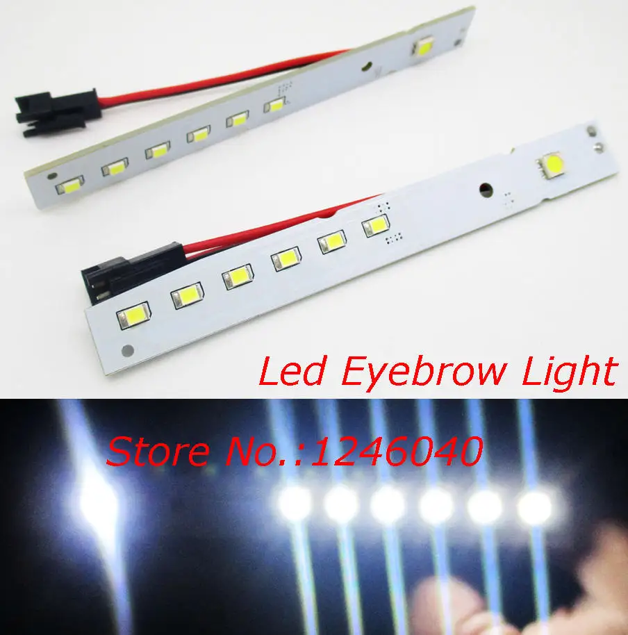 2PCS Xenon White LED Eyebrow light lamp LED Module For 2006 2010 BMW ...