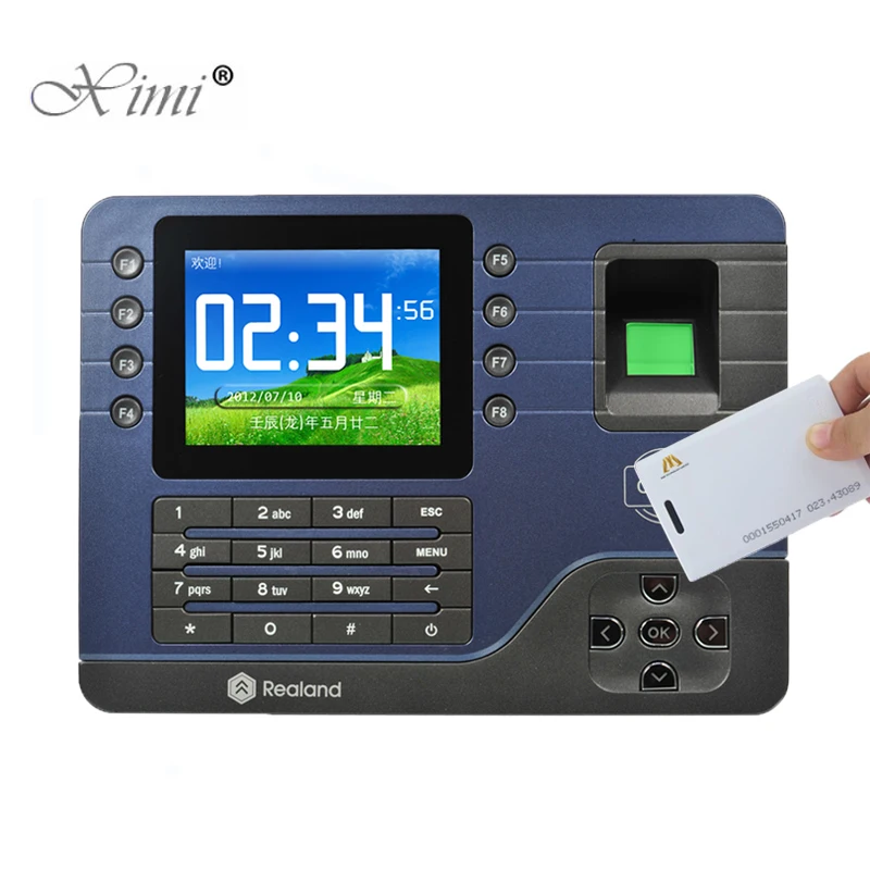 Realand A-C091 P2P Cloud Service Fingerprint Time Attendance With RFID ...