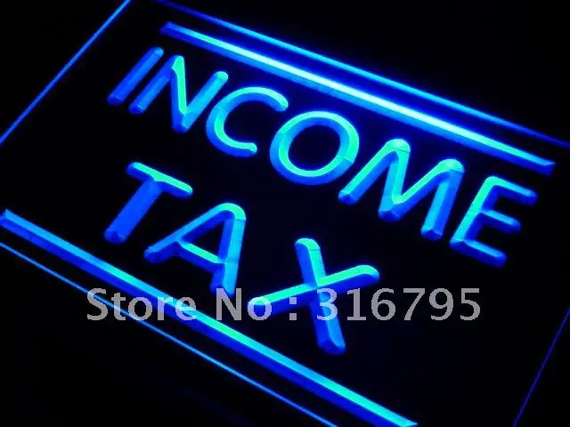 i430 Income Tax Services LED Neon Light Light Signs On/Off Switch 20 ...