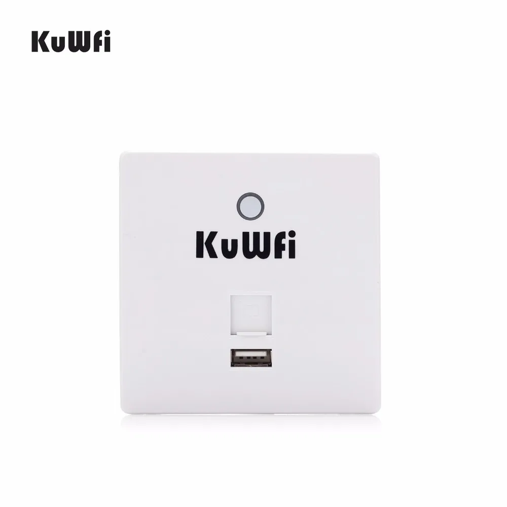 KuWFi 300Mbps In Wall AP Router Access Point Router Indoor Wall ...