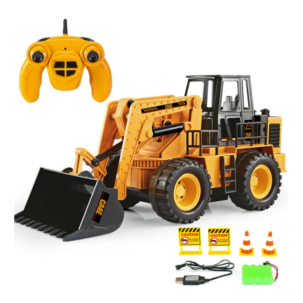 Remote Control Truck Crane Light Music Toy Rechargeable Remote Control ...