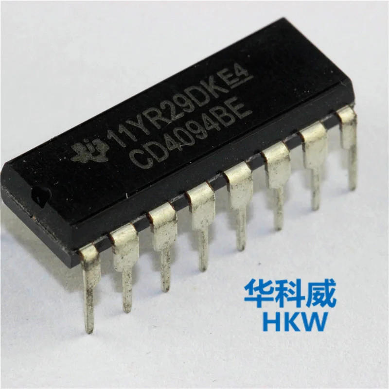 El nuevo CD4094BE 4094 se inserta en el registro de cambios DIP16 y el ...