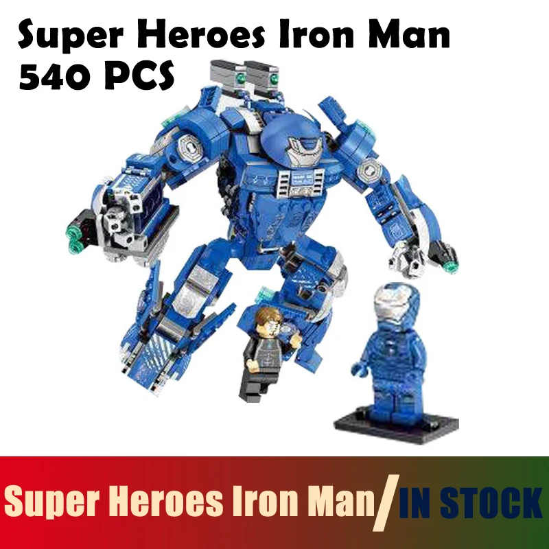 Models Building 38002 540pcs Super Heroes Iron Man Hulk Buster Mech ...
