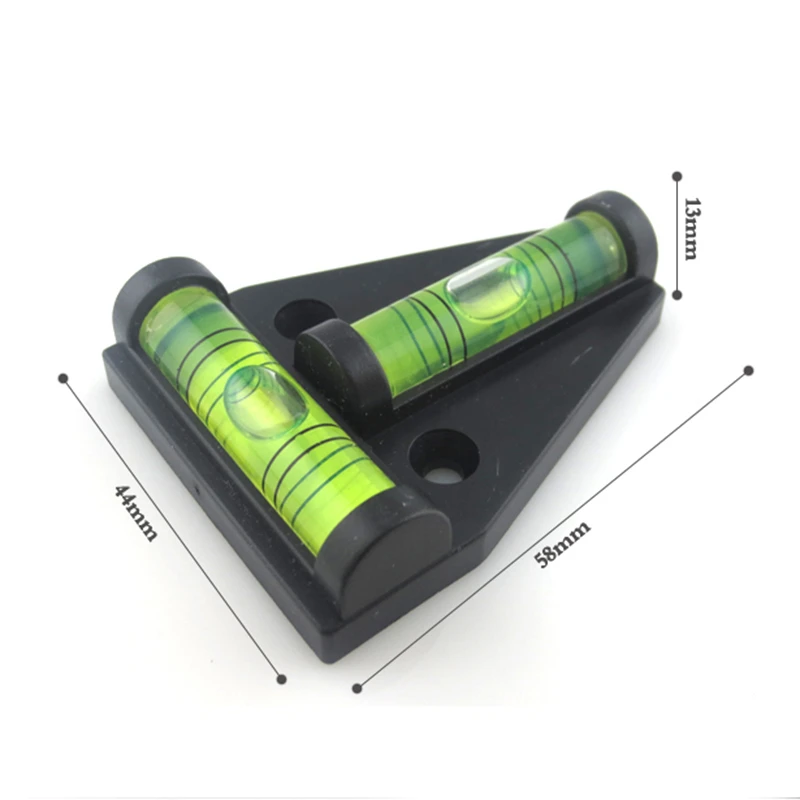 1 piece T type spirit level measurement instrument Triangular Plastic ...