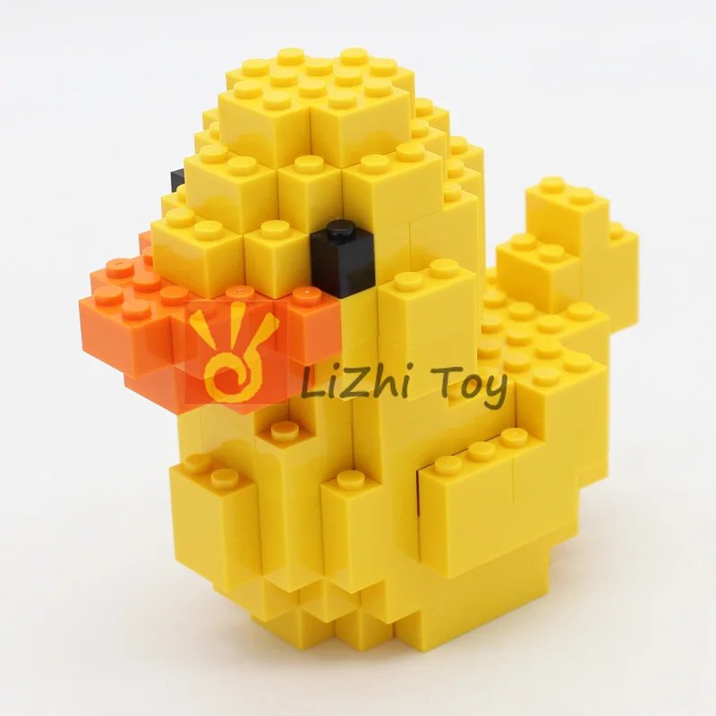 Moc Bricks Yellow Duck DIY Enlighten Building Block Bricks Compatible ...