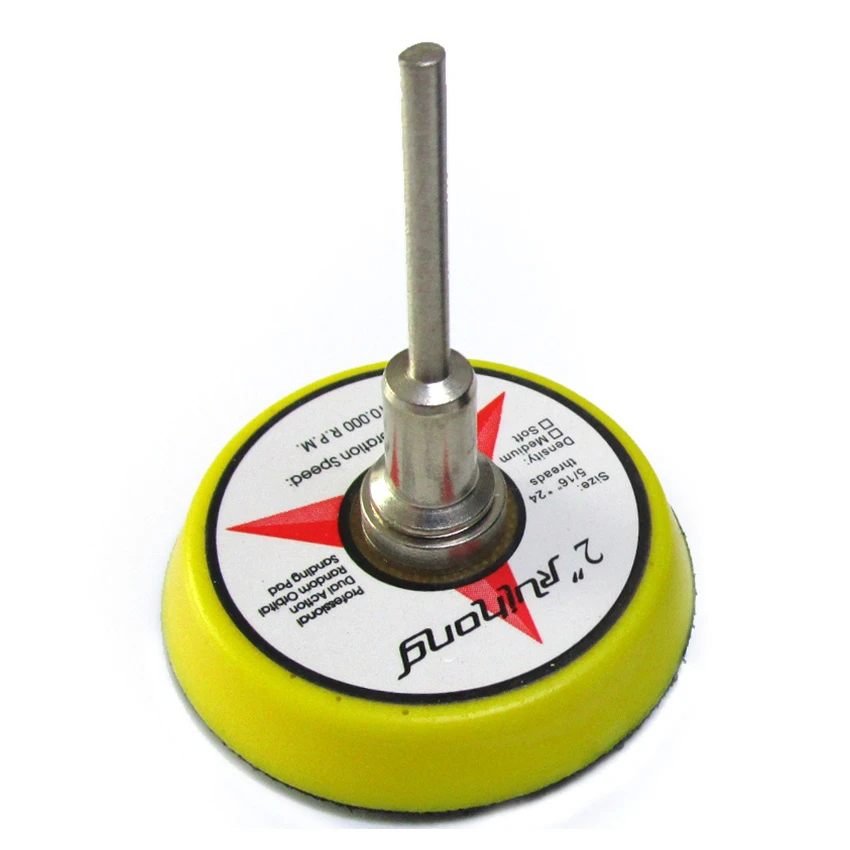 2 Inch Pu Sanding Backup Pad 3mm Shank Sander Backing Pad For Dremel ...