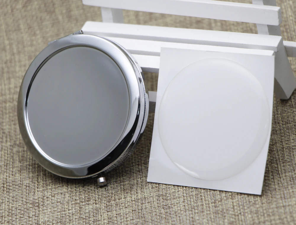 Pocket Mirror Blank Makeup Mirror Dia 58mm Magnifying Mirror With Resin ...