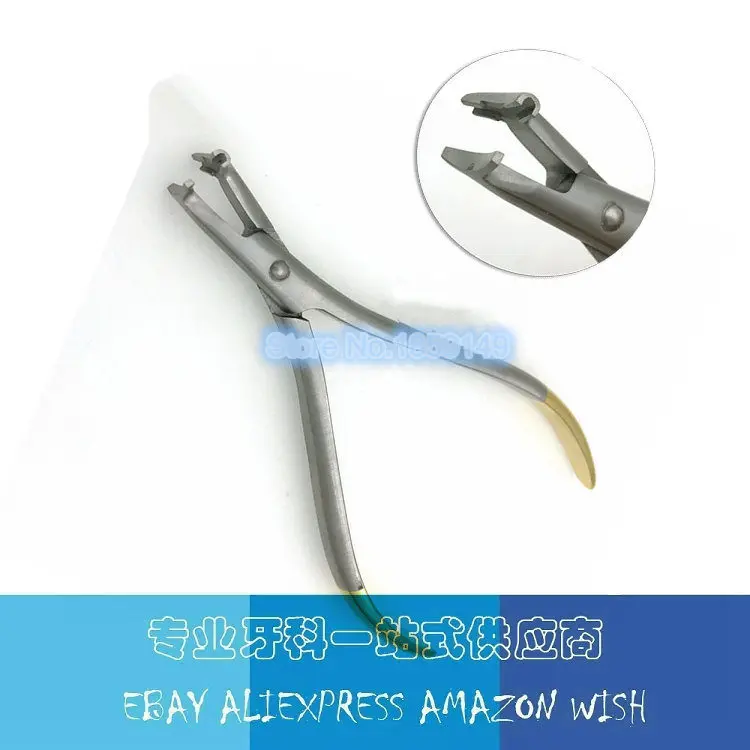 Dental Orthodontic Titanium Wire Bending Pliers Clamp End Bend Pliers ...