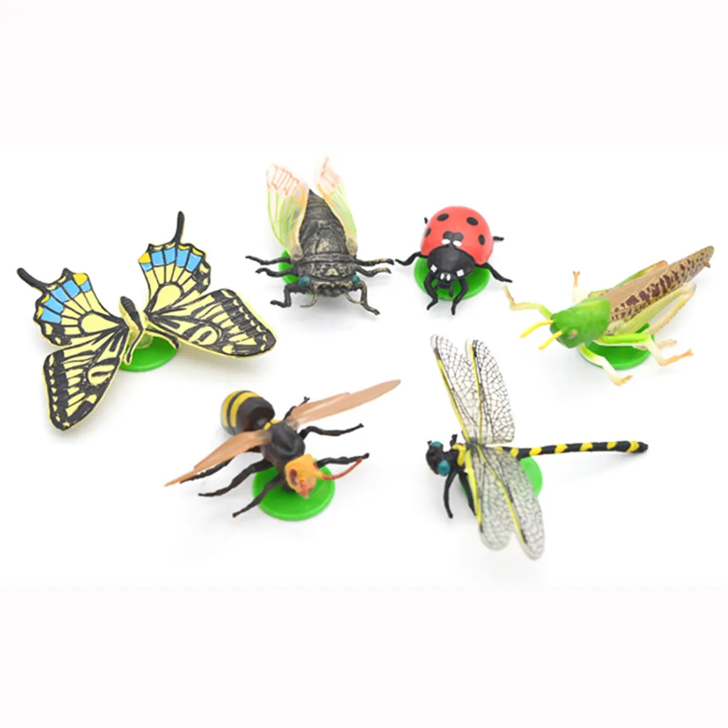 HIINST Kids Toys 6 PCS Mini Animal Model Toys Educational Toys For ...