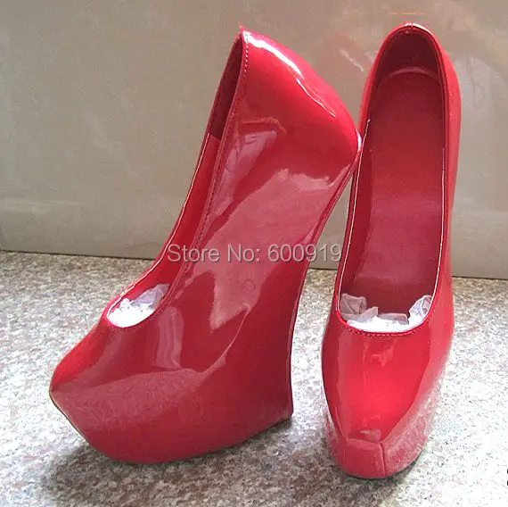 20cm High Height Sex Shoes Pu Platform Hoof Heels High Heels No Wg10r