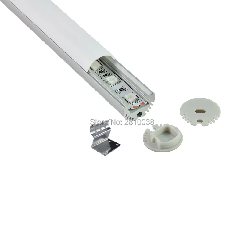 10 X 1m Sets/lot Round Shape Led Aluminium Profile For Led Strip Circle ...