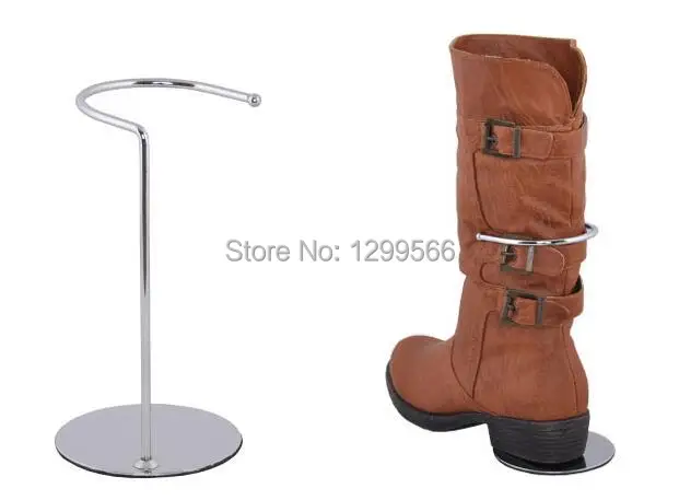 Free Shipping Single U-shape Boots Display Stand Matel High Boots Snow ...
