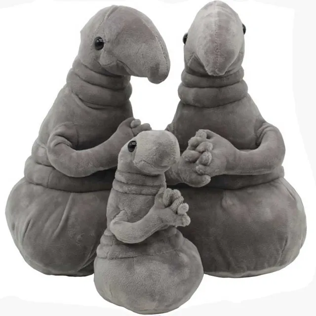 Cute Russia Cartoon Alien Zhdun Meme Tubby Gray Blob Toy Zhdun Meme ...