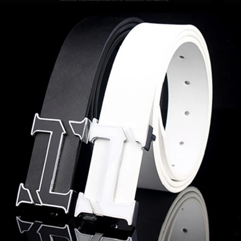 White H Designer Luxury Brand Belts for Mens Genuine Leather Male Women ...