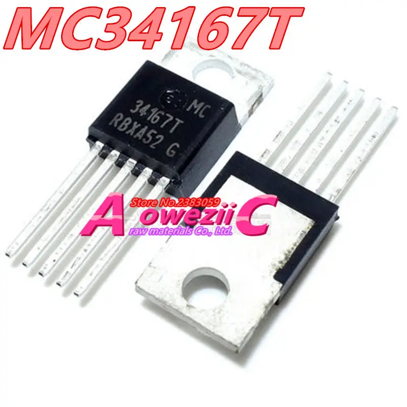 Aoweziic Regulador de conmutación de potencia, 100% nuevo, importado, original, 34167 MC34167T T ...