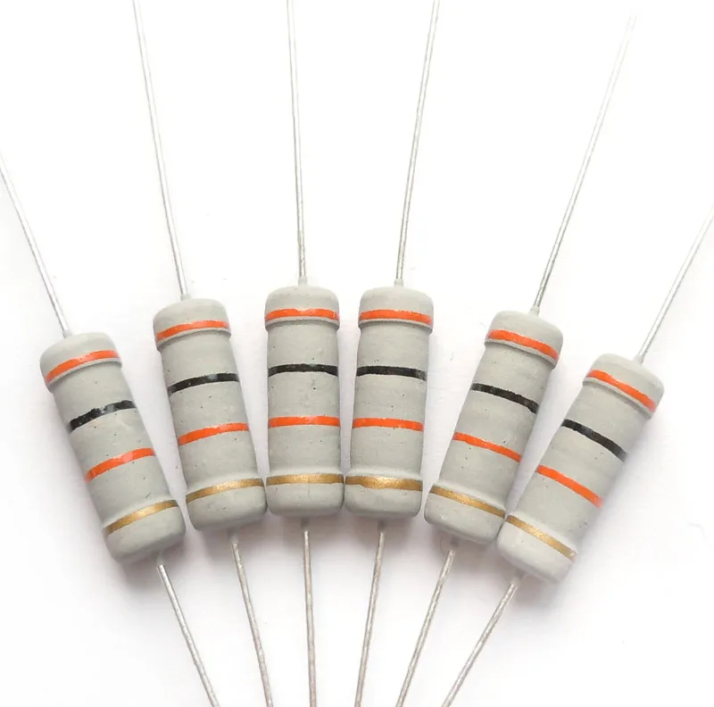 3w 30k Ohm 30000 Ohm 100% Original New Fixed Resistor Metal Oxide Film ...