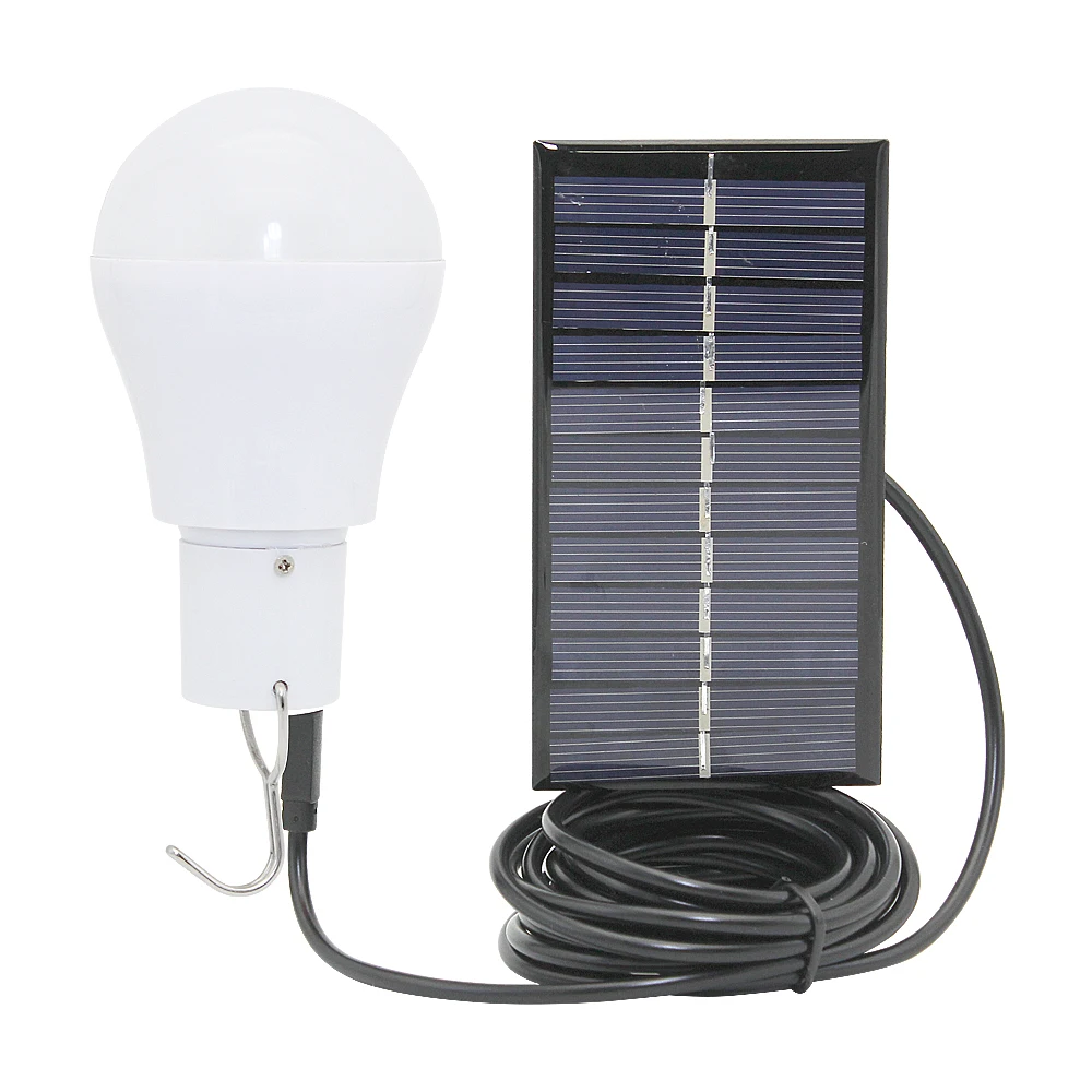 Portable LED Lamp With Solar Panel Charging - Rhino Camping