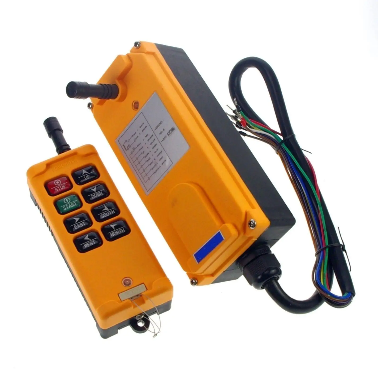 12V-415V-8-Channels-1-Speed-1-Transmitter-Hoist-Crane-Radio-Remote ...
