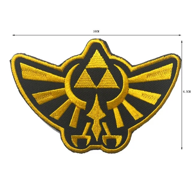 Legend Of Zelda Embroidery Patch Armband Badge Hyrules Royal Crest Tactical Morale Decorative