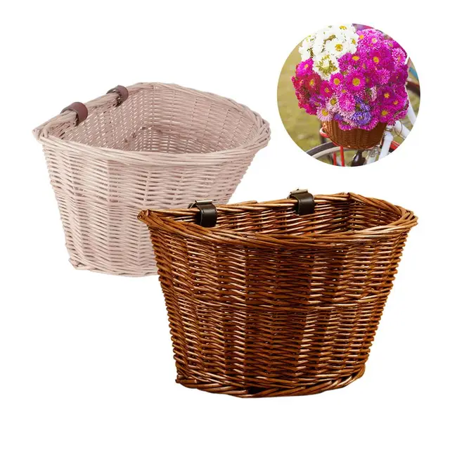 Wicker Bicycle Basket | Bike Accessories World