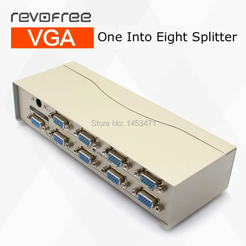Revofree VGA one in eight out of the splitter and one into eight split ...
