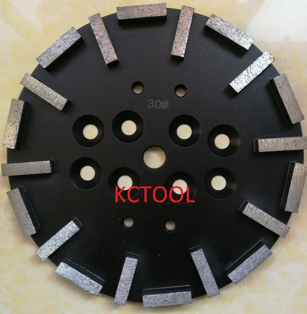 10 Segment Concrete Floor Grinding Disc 250mm*25.4mm*40*10*10mm|disc ...