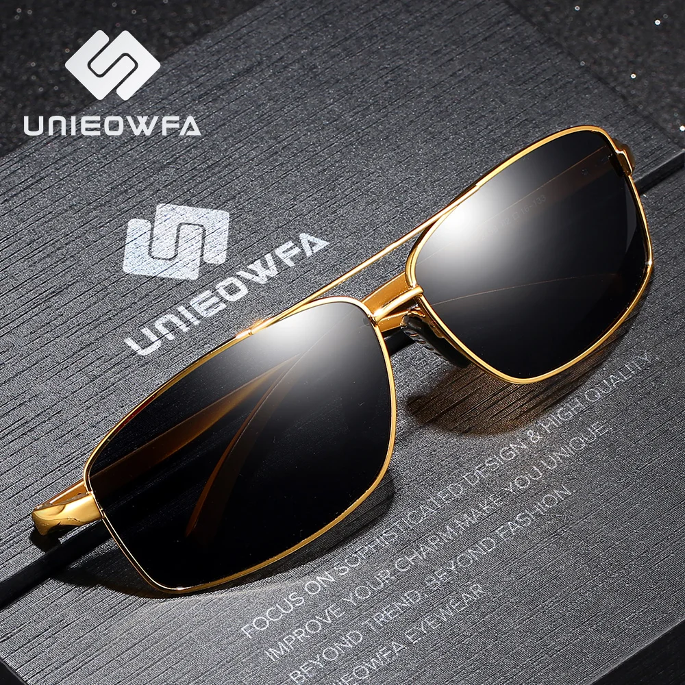 UNIEOWFA Optical Prescription Sunglasses Men Myopia Aluminum Magnesium UNIEOWFA Optical Prescription Sunglasses Men Myopia Aluminum Magnesium