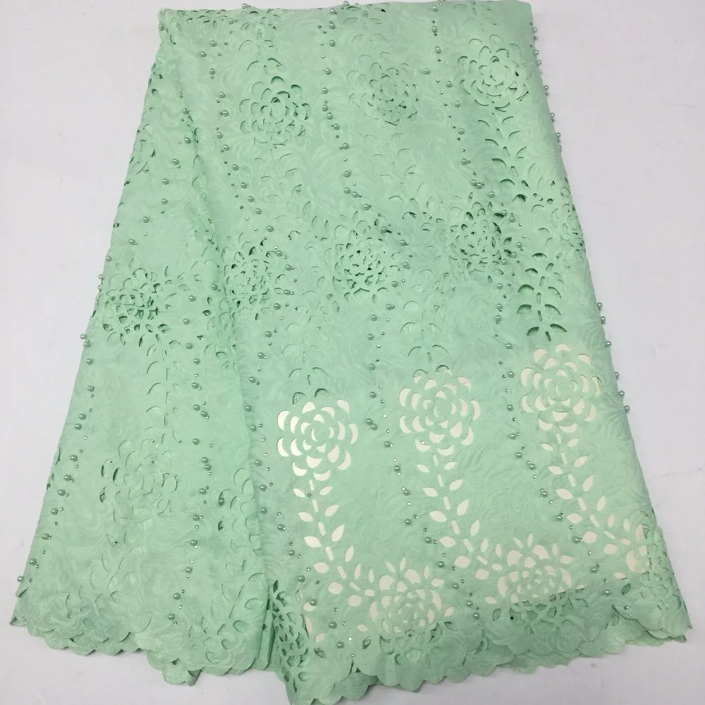 Mint Green Laser Cut Lace 2018 Fabric High Quality Laser Cut Lace With ...