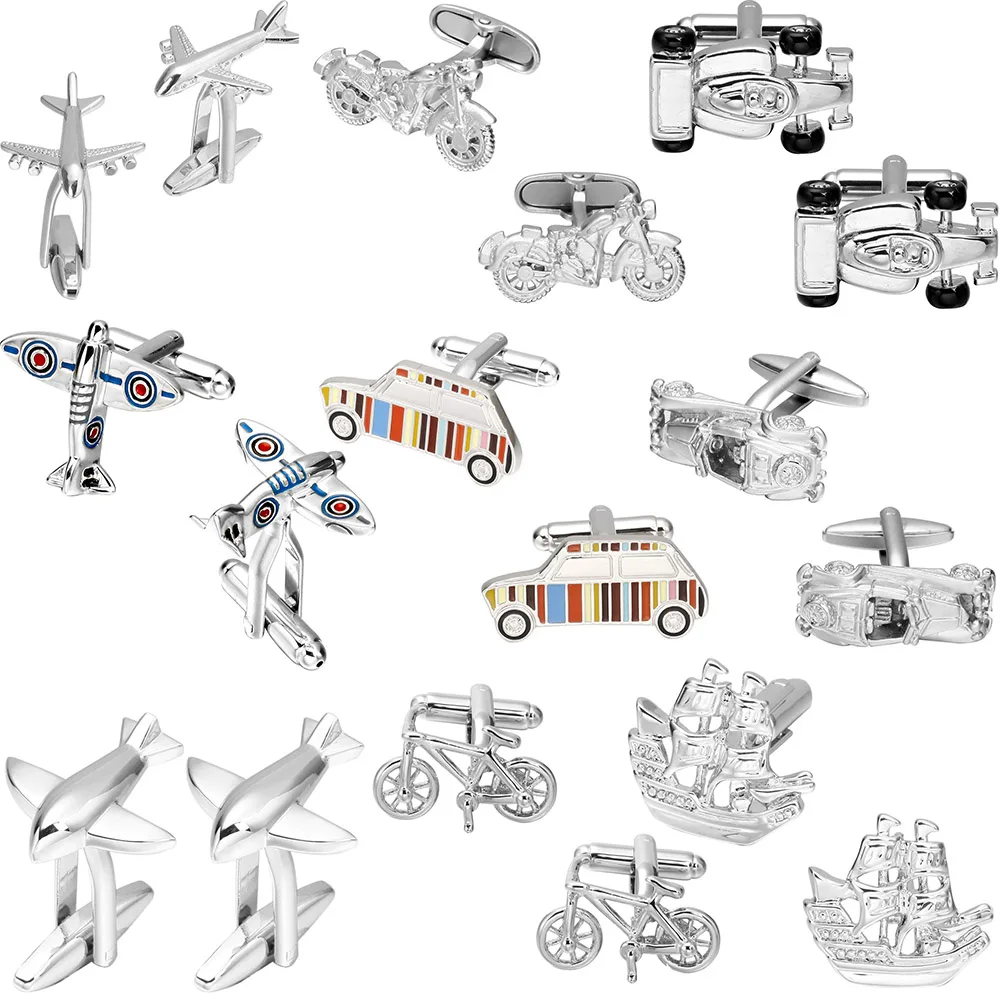 Vintage-Bus-Cufflinks-Novelty-Traffic-Vintage-Car-Design-Brass-Material ...