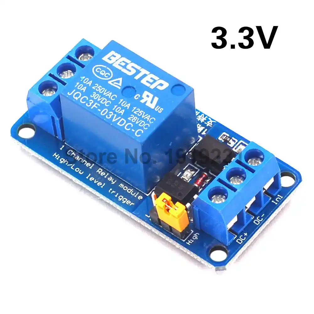 3.3V 5V 12V 24V Low Level Trigger 1 Channel Relay Module Interface Board Shield for PIC AVR DSP ...