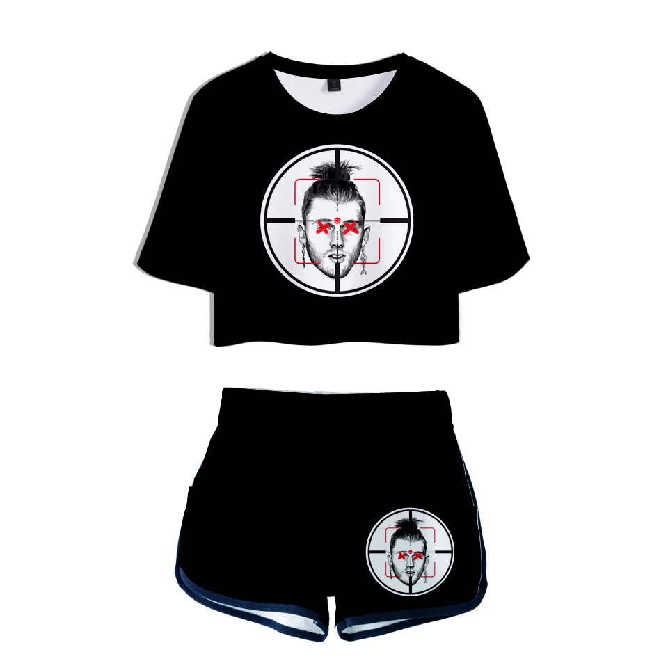 2018 EMINEM 3D Summer two piece set Shorts And T shirts Hip Hop ...