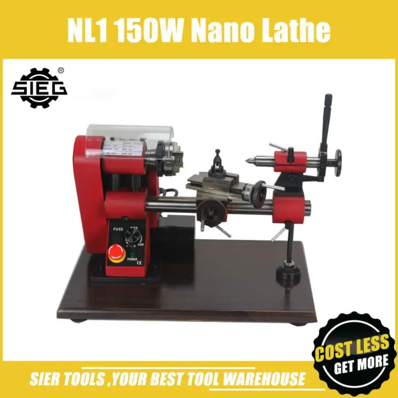 NL1 150W Nano Lathe/SIEG N1 Mini Lathe Machine/100mm Mini metal lathe ...