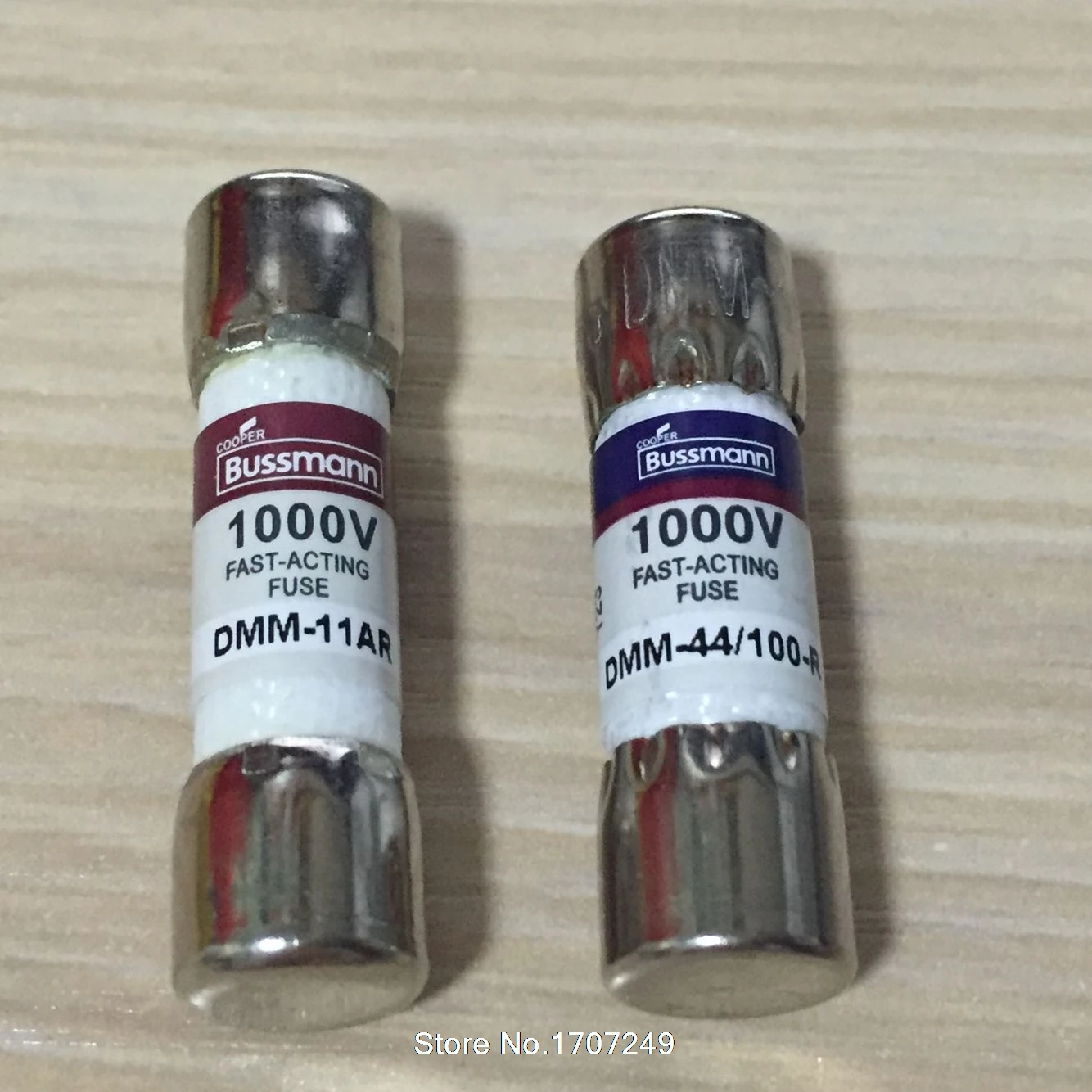 New Bussmann Fuse Dmm-b-11a + Dmm-b-44/100 11a 44ma 1000vac/dc Buss ...