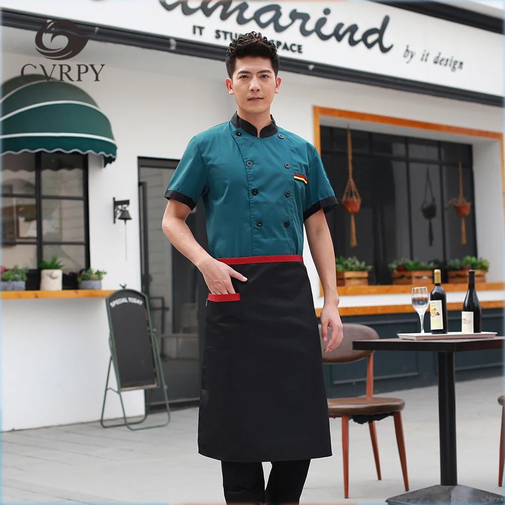 M 3XL High Quality Wholesale Unisex Kitchen Cooker Chef Uniforms Bakery ...