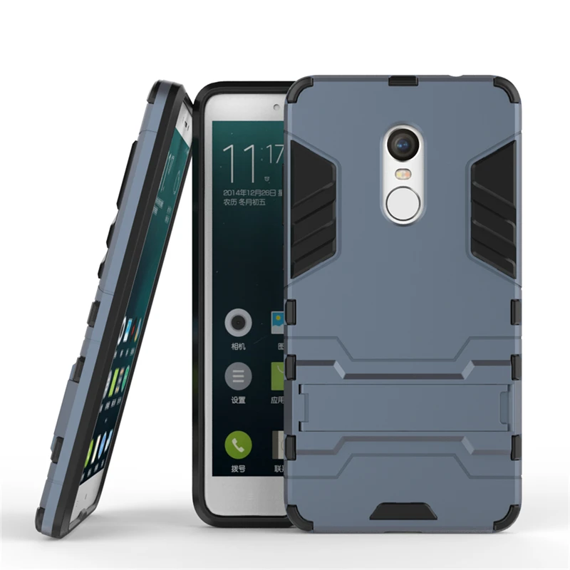 Xiaomi Redmi Note 4X 32GB Armor ShockProof TPU+PC Kickstand Protection ...