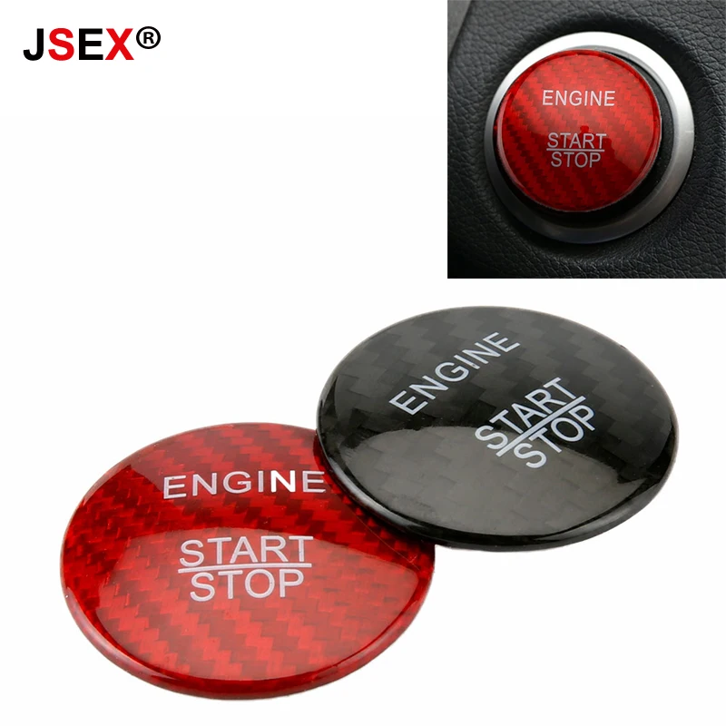 Car Engine Start Stop Button Sticker Cap Trim Cover For Mercedes Benz A ...