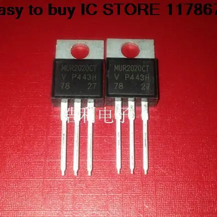 5 PCS into super fast recovery diode MUR2020CT 20 to 200 v 200|diode ...