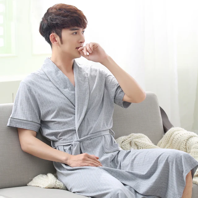 2019 new cool traditional japanese male kimono men's robe yukata 100% ...