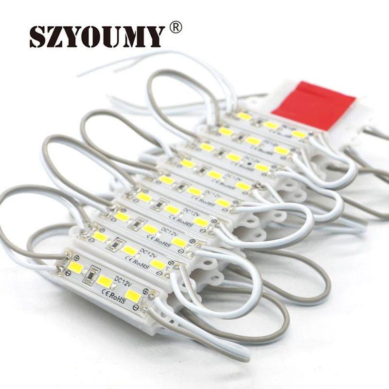 SZYOUMY 5630 3 LED Modules White / warm white Mini Type Module ...