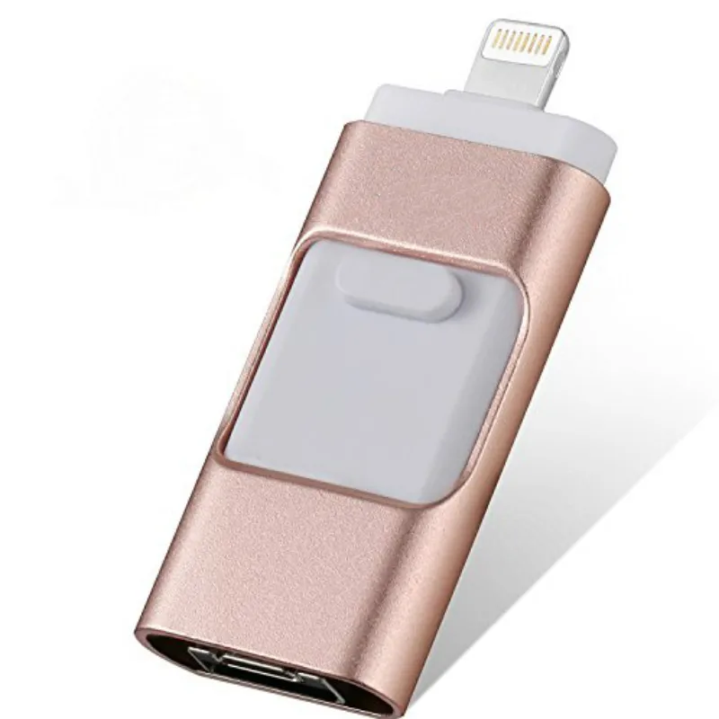 Lo nuevo i flash iFlash Drive HD interfaz U disco Micro USB 3 en 1 para ...