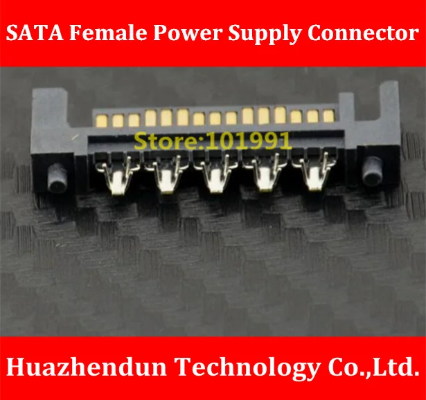 2PCS/LOT Computer Power Supply SATA Female Connector Hard Disk Power ...